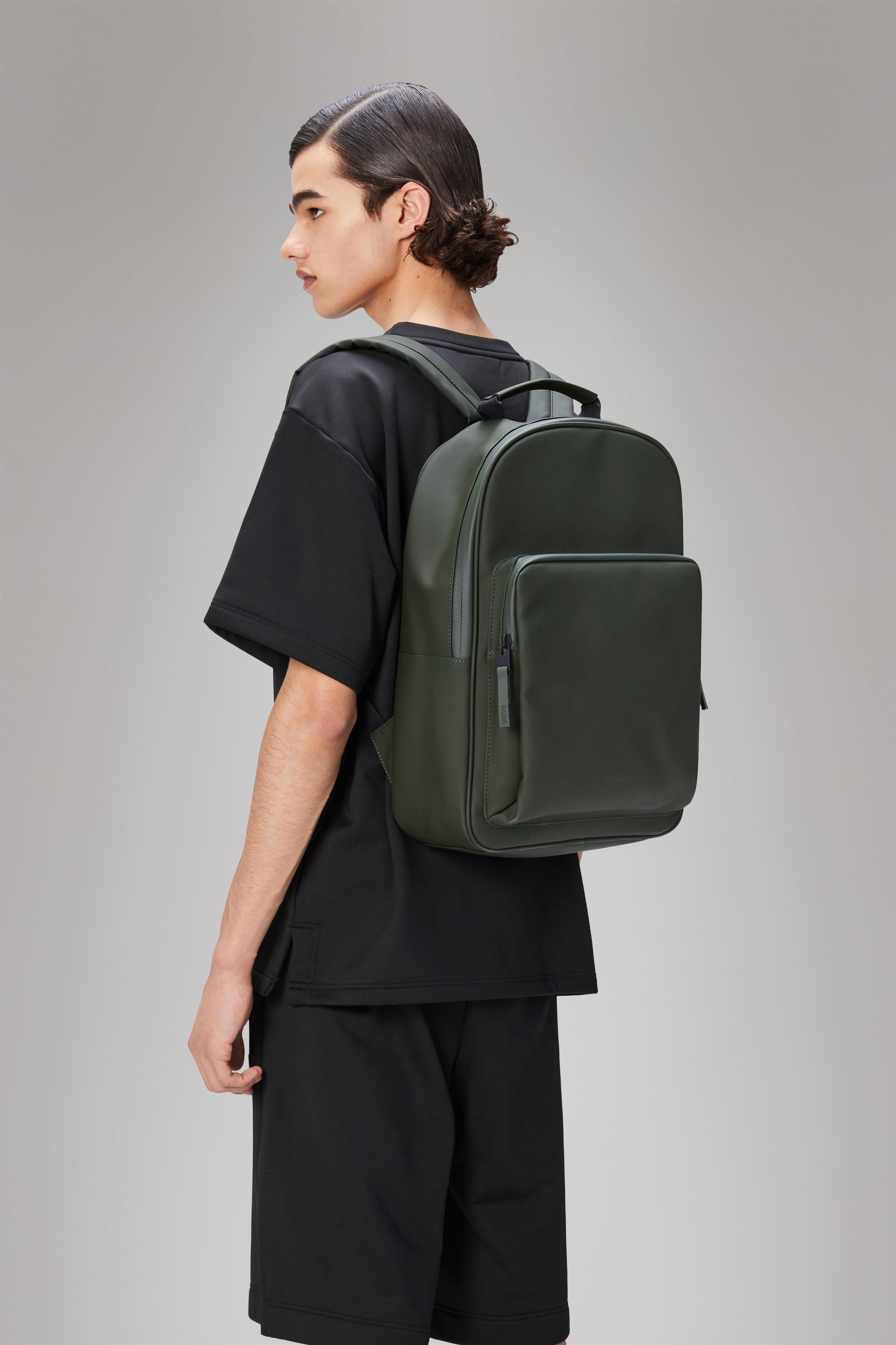 Rains® Book Daypack in Black for $180 | Free Shipping