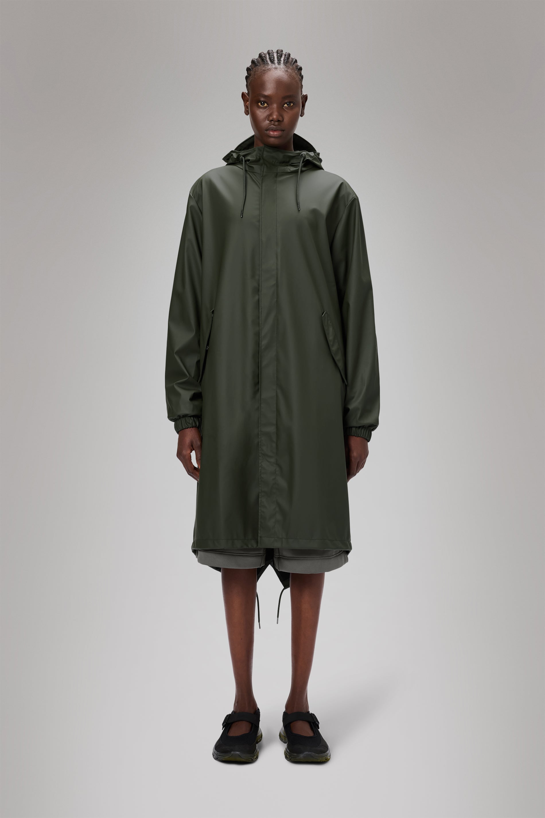 Rains® Fishtail Parka in Green for $200 | Free Shipping