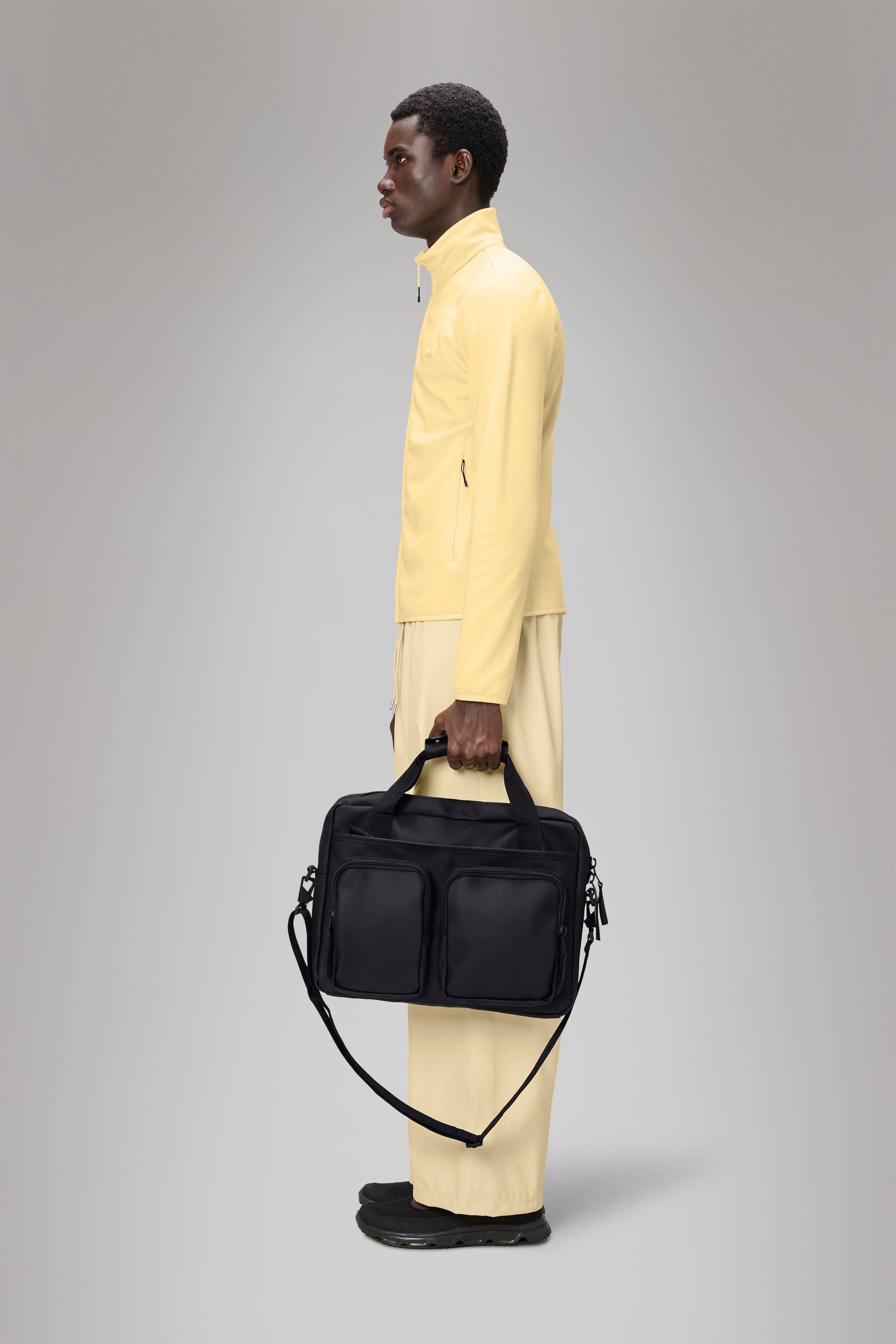 Rains® Texel Tech Bag in Black for $220 | Free Shipping