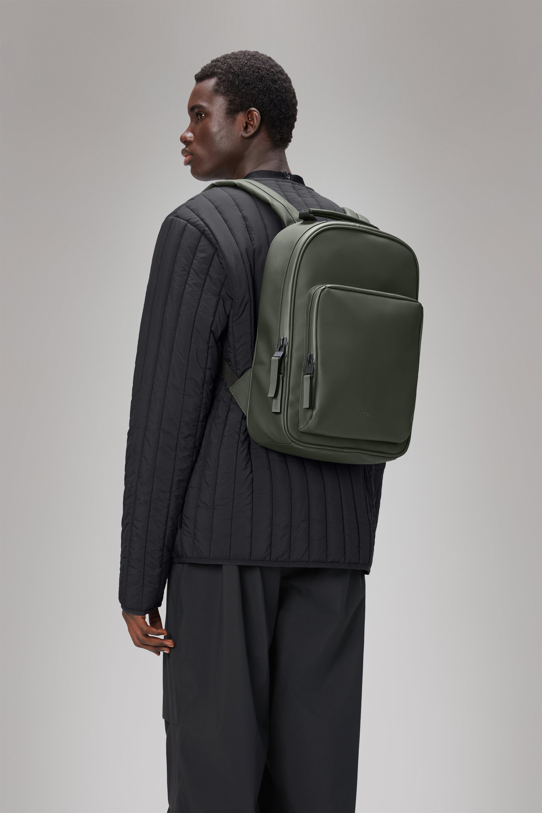 Rains® Book Daypack in Black for $180 | Free Shipping