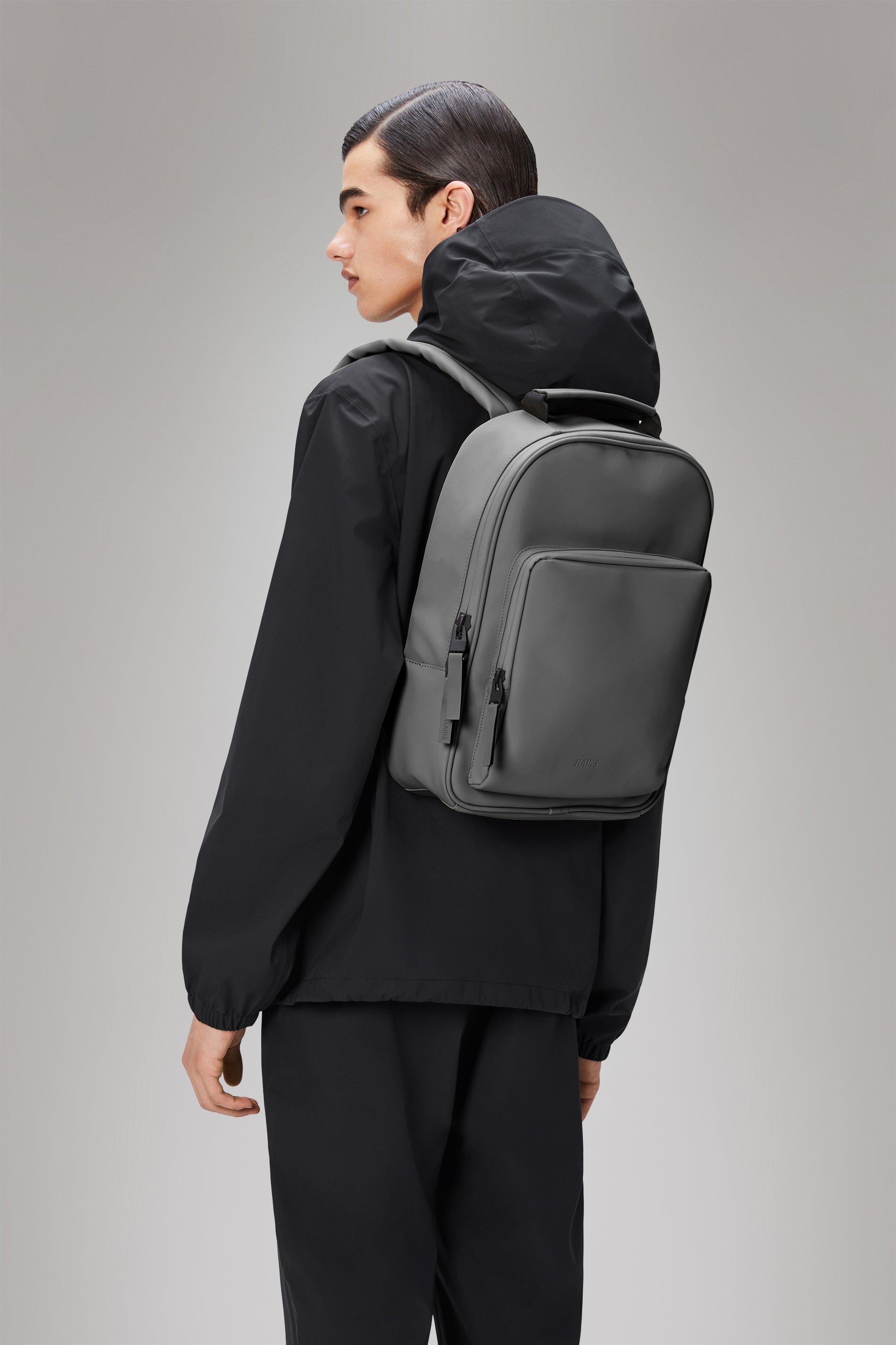 Rains® Book Daypack in Black for $180 | Free Shipping